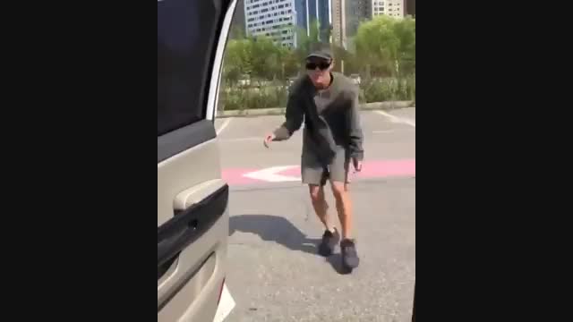 Jhope dance with car - نماشا